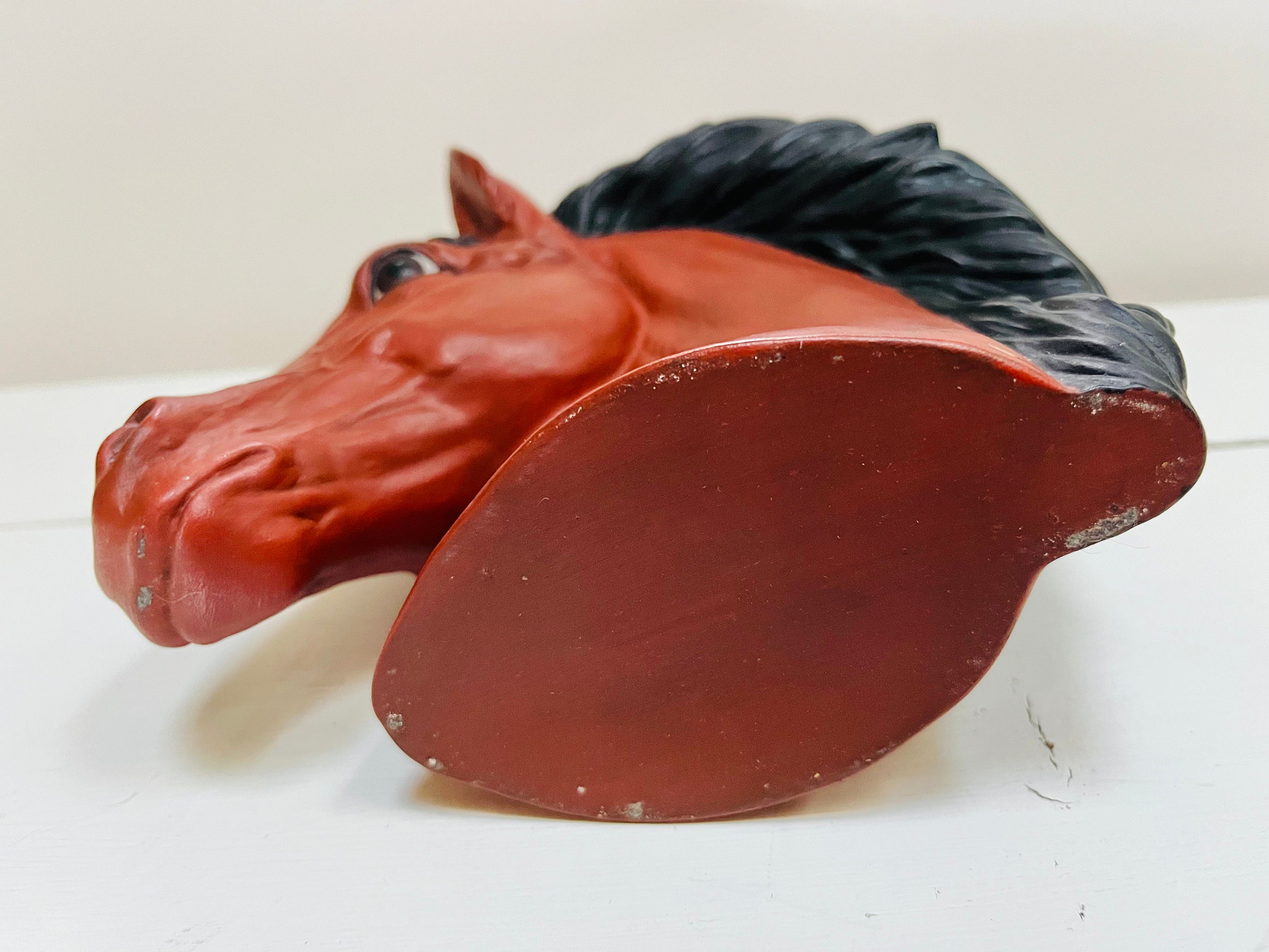 Vintage Horse Head Planter Flower Pot Ceramic Storage Container Horses ...