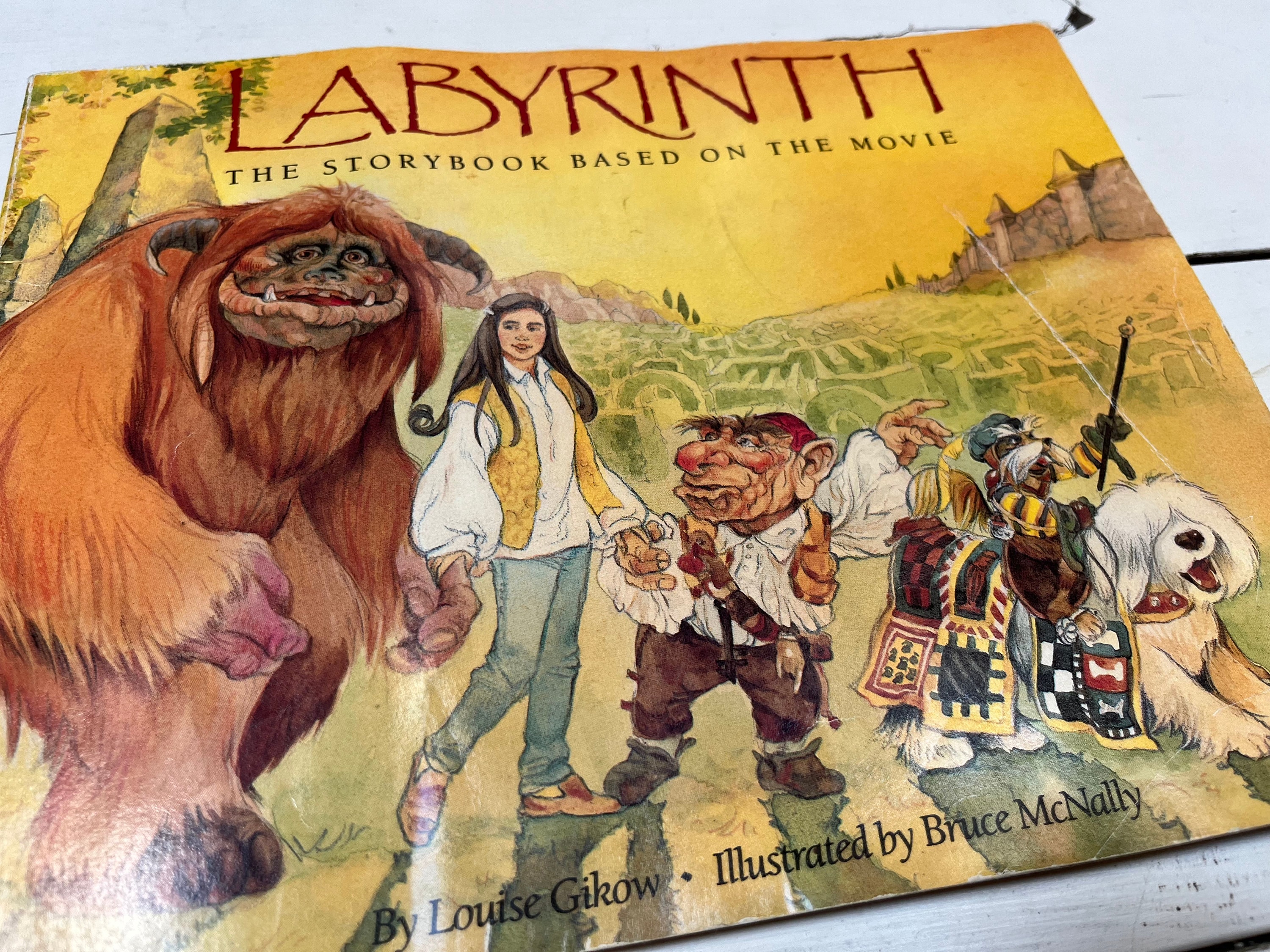 Rare Vintage Labyrinth Story Book Jim Henson Based on Movie Illustrated ...