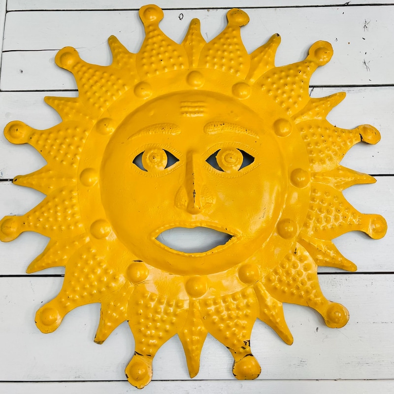 Large Metal Sun - Etsy