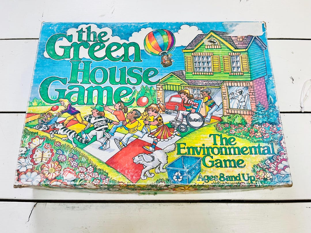 RARE Vintage the Green House Environmental Board Game 1992 Environment ...