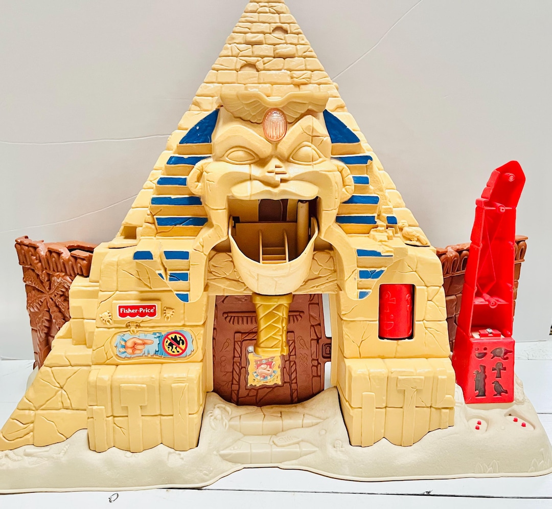 Vintage Fisher Price Toy Pyramid Great Adventures Hidden Treasures 2001 ...