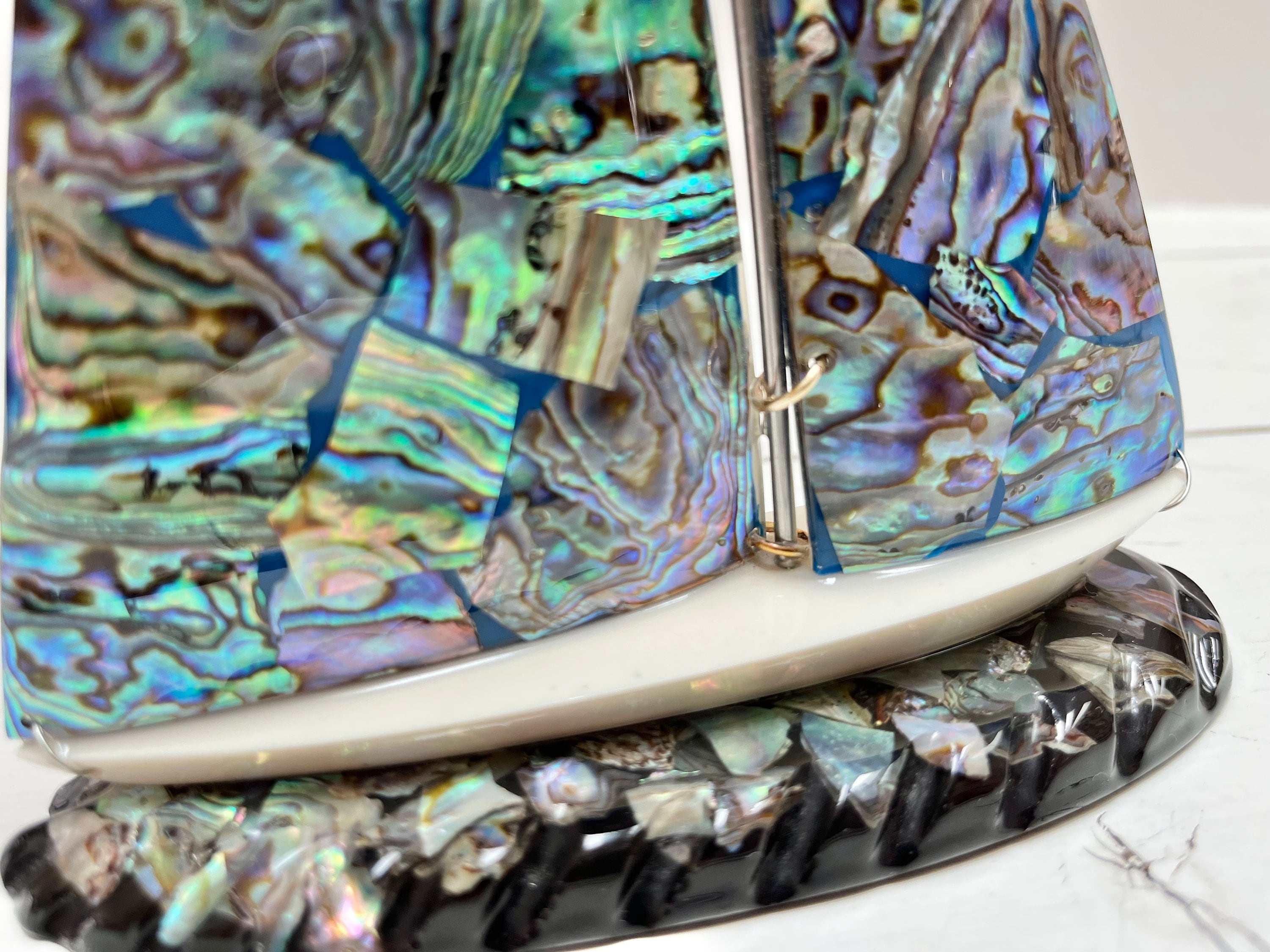 Handcrafted Genuine Paua Shell Sailboat by Fiordland Made in New ...