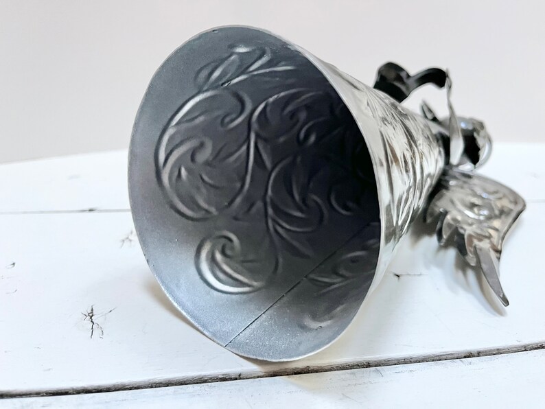 Metal Angel Embossed Figurine Sculpture Christmas Peace Home Tree ...