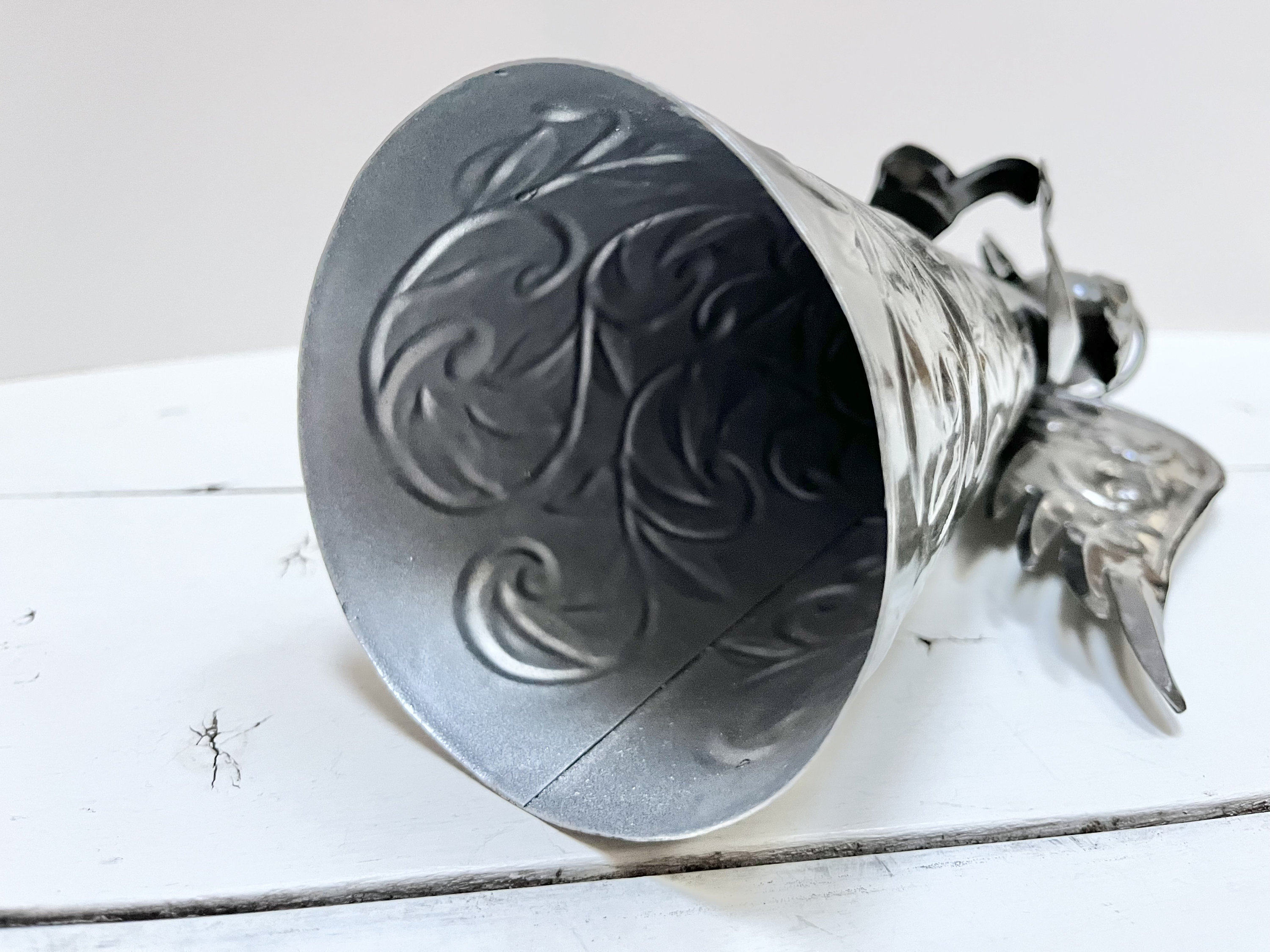 Metal Angel Embossed Figurine Sculpture Christmas Peace Home Tree ...