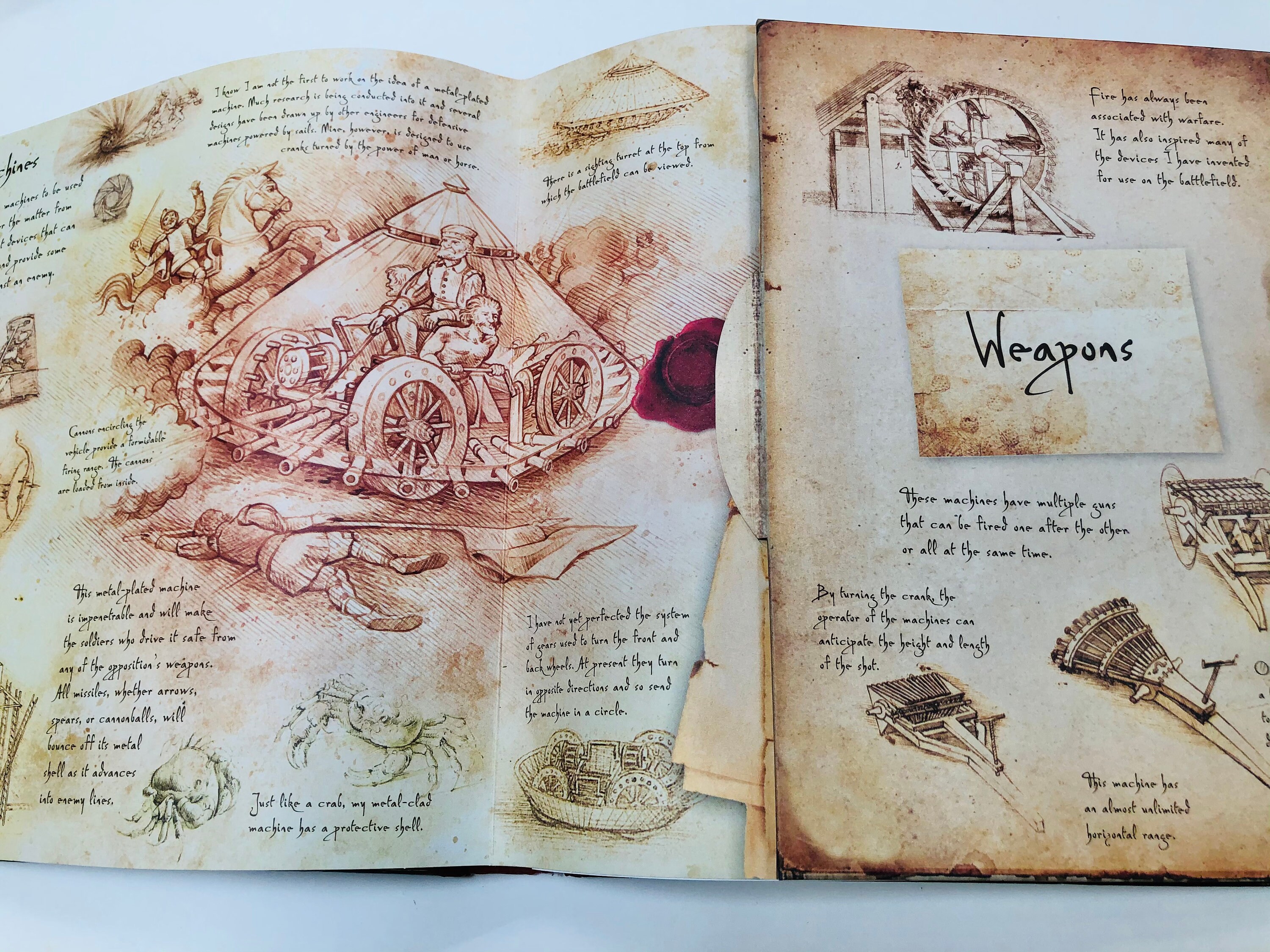 The Inventions of Leonardo Da Vinci Hardcover 2013 3D Models Book ...