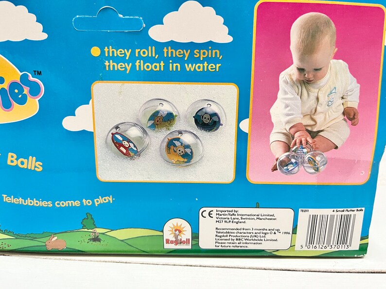 Vintage Teletubbies Flutter Balls - 1996 Toy Set With Original Box - Etsy
