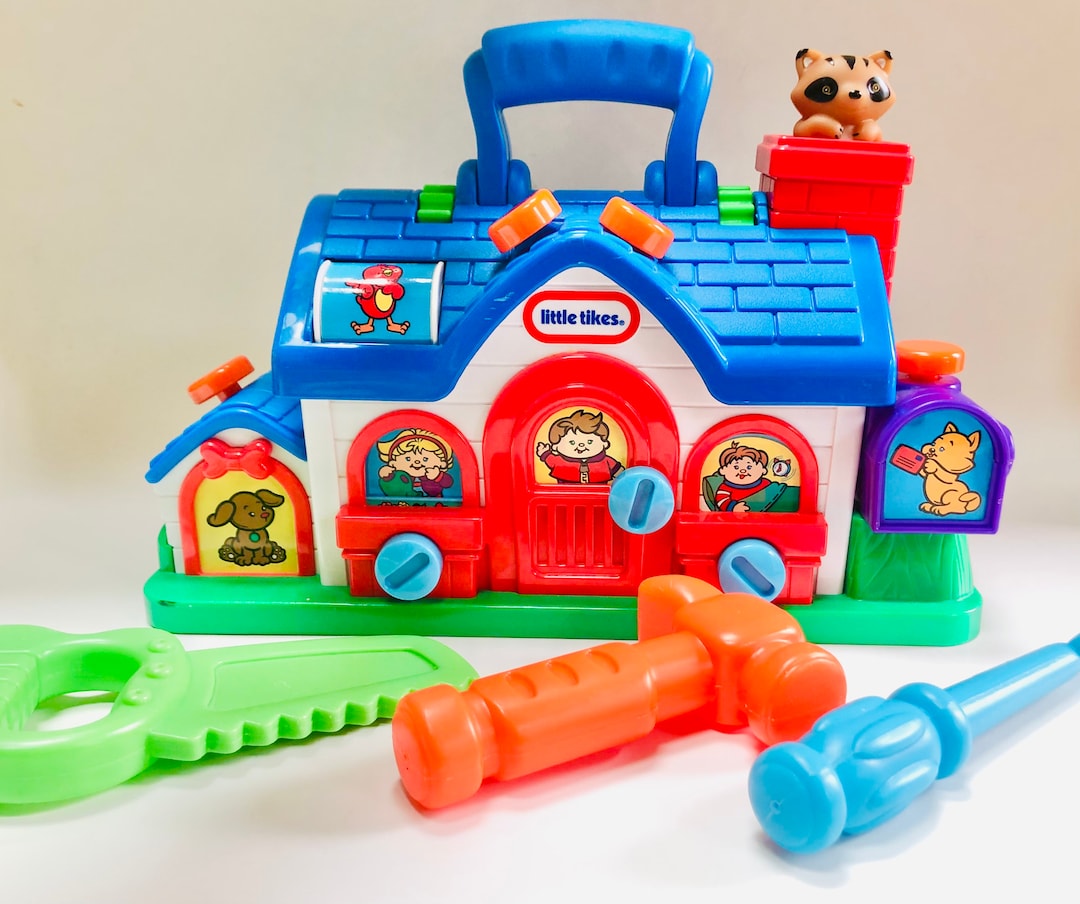 RARE! Little Tikes Vintage Discovery Tools House Playset Toy Sounds ...