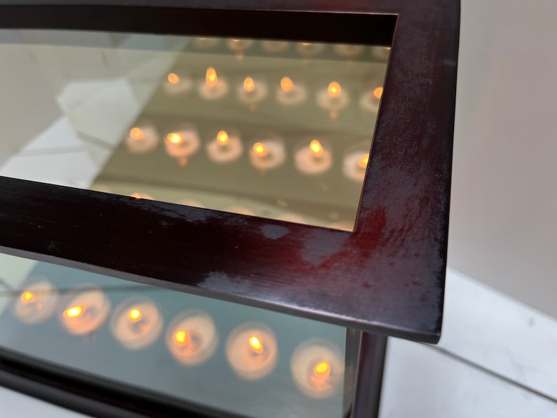 Partylite Infinite Reflections Infinity Mirrored Candle Tealight Holder ...