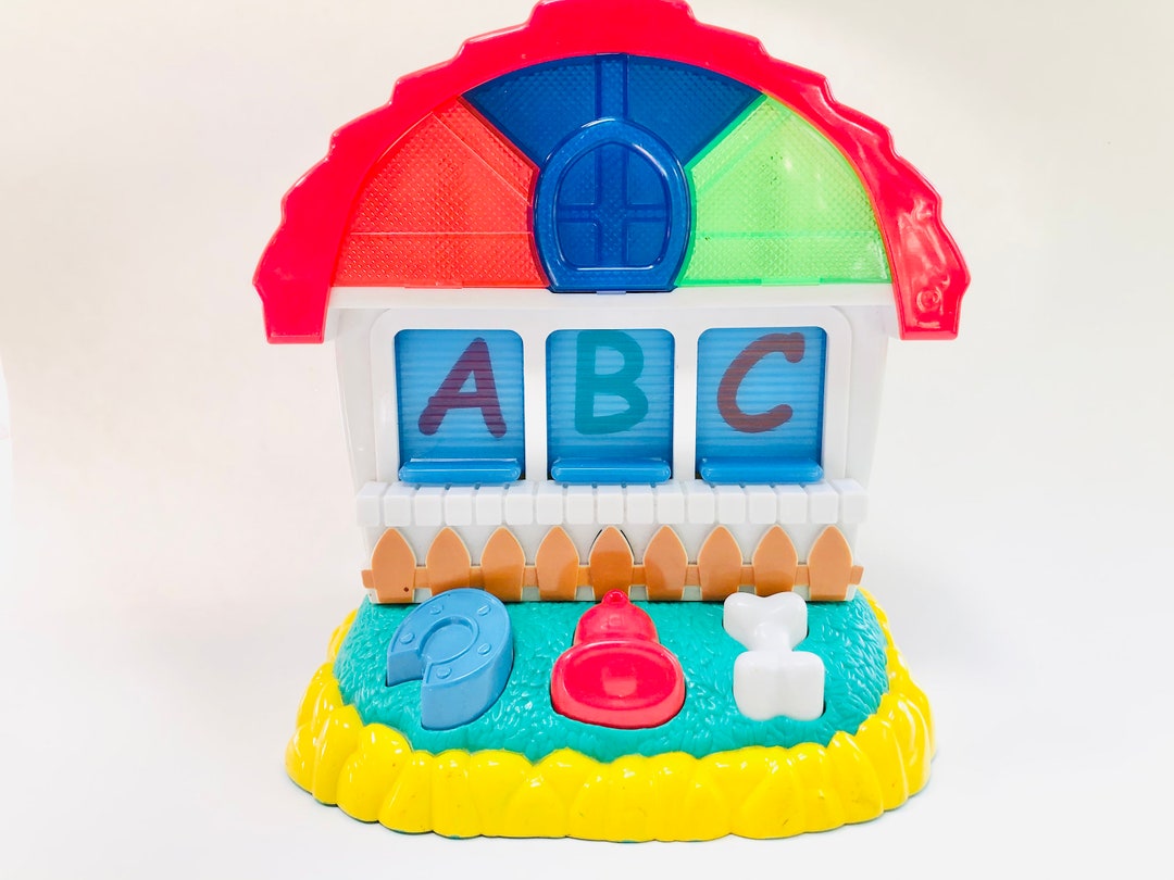 Musical Animals ABC Barn Pop-up Windows Peek-a-boo Farm Light up Abcs Toy Baby Toddler Lights ...
