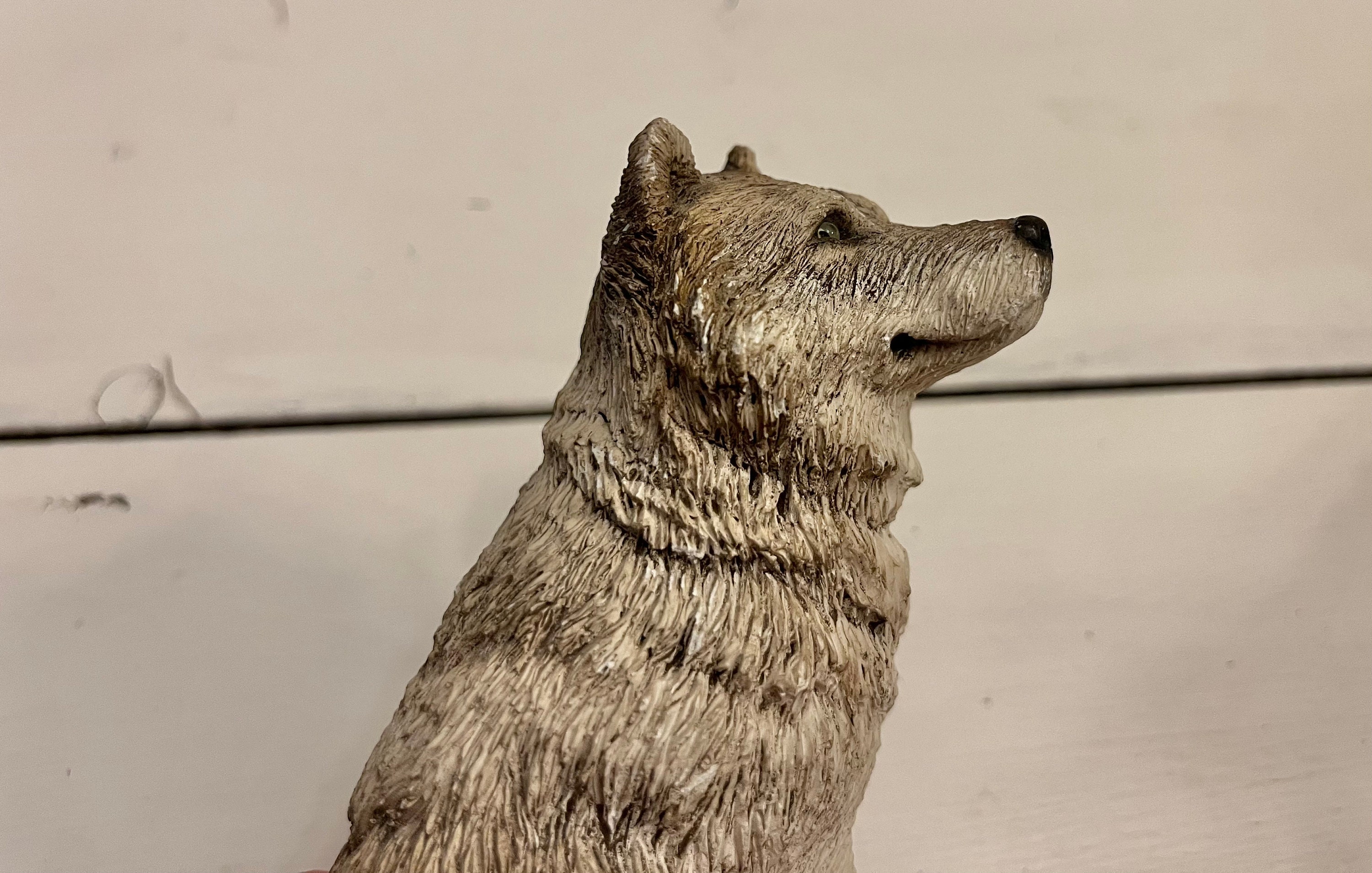 Sandicast Wolf Howling Pup Lying Figurines Lot of 3 Collectible 1995 ...