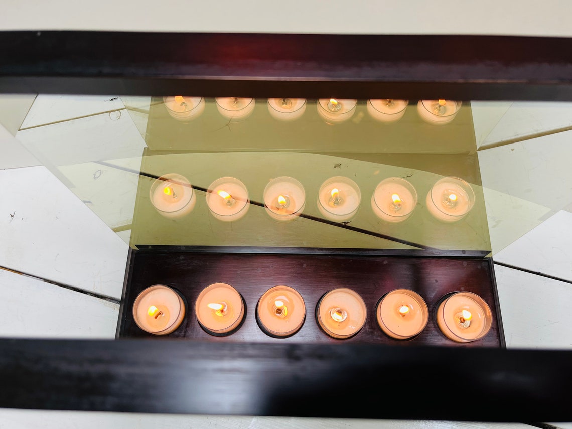 Partylite Infinite Reflections Infinity Mirrored Candle Tealight Holder ...