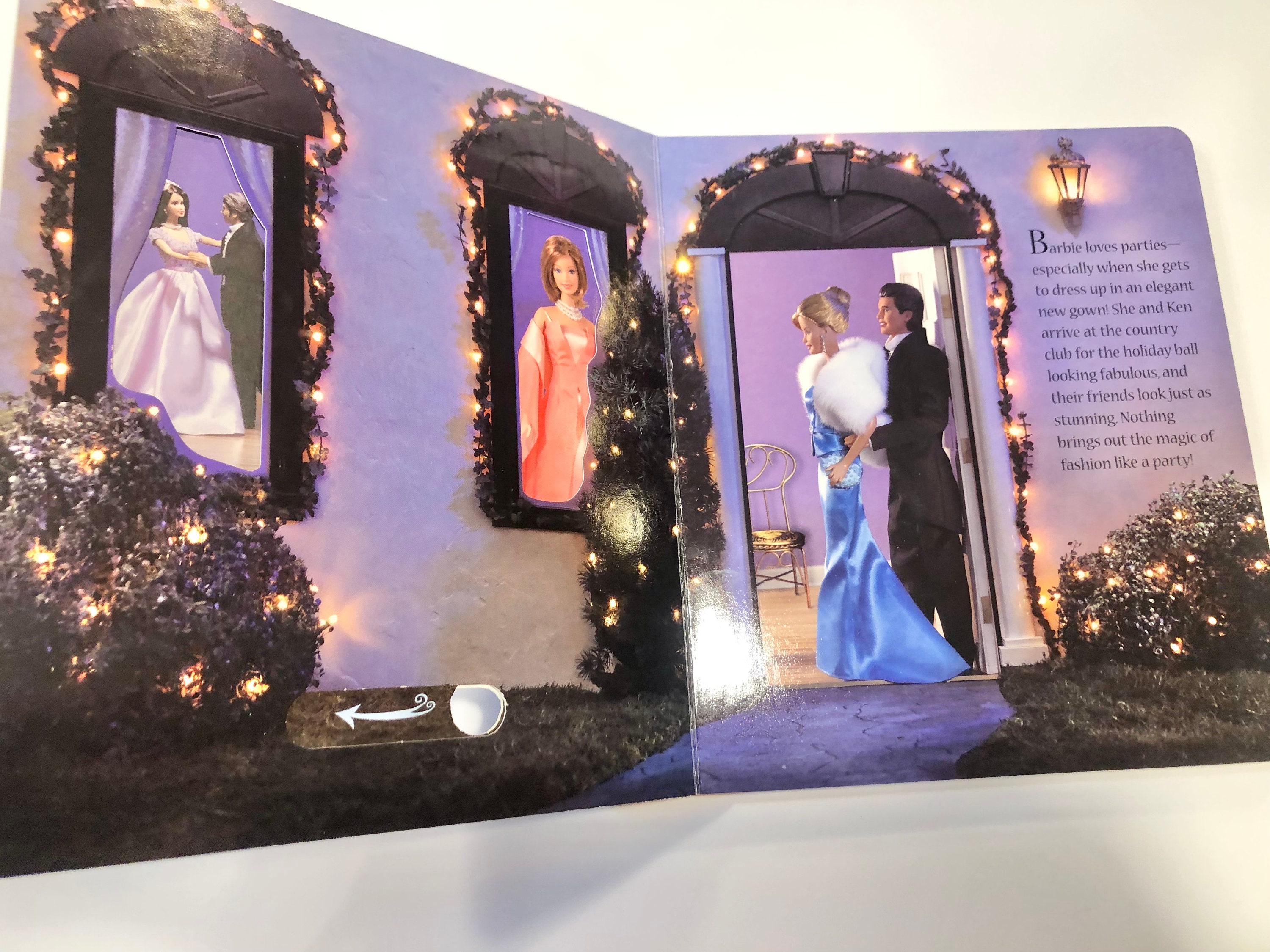 Barbie Party Magic Board Book Mattel 2001 Rare the Readers - Etsy