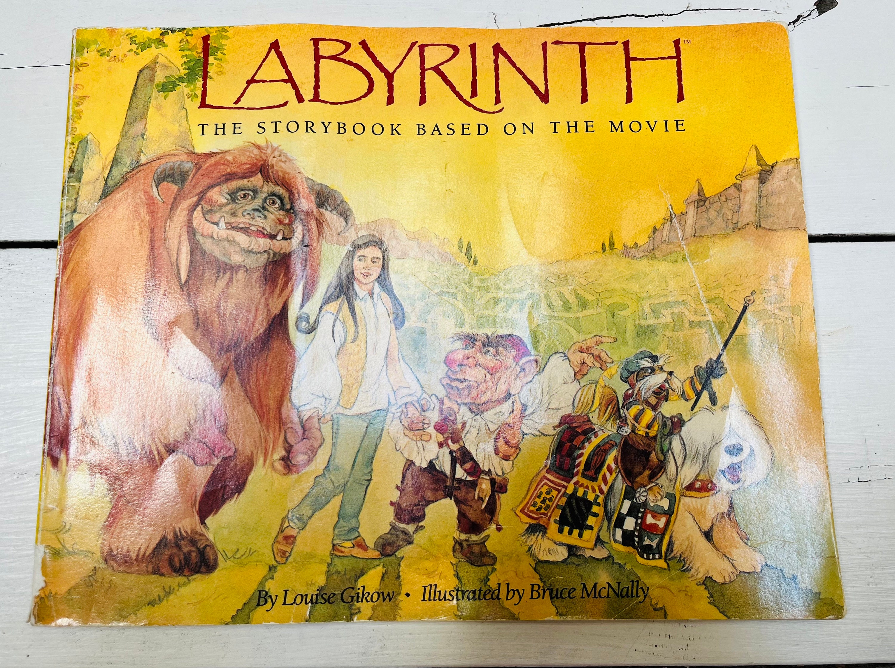 Rare Vintage Labyrinth Story Book Jim Henson Based on Movie Illustrated ...
