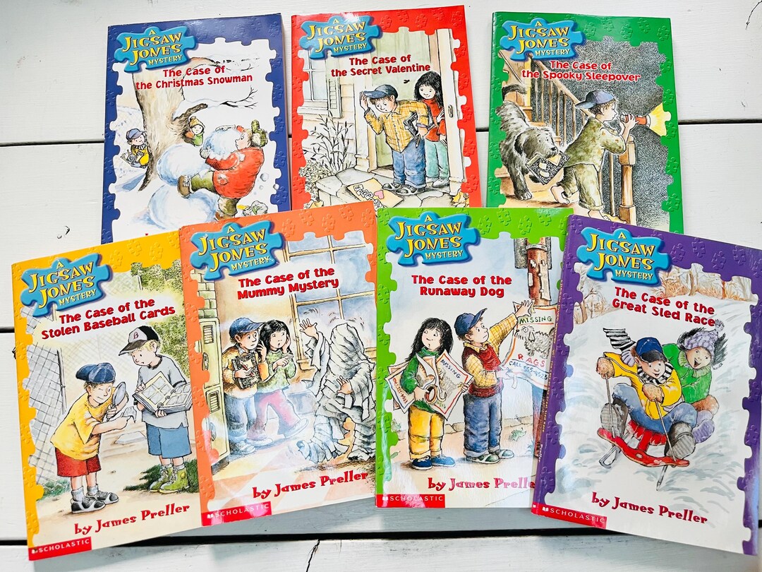 A Jigsaw Jones Mystery Books Boxed Set Scholastic Novels Tween Boys #2 ...