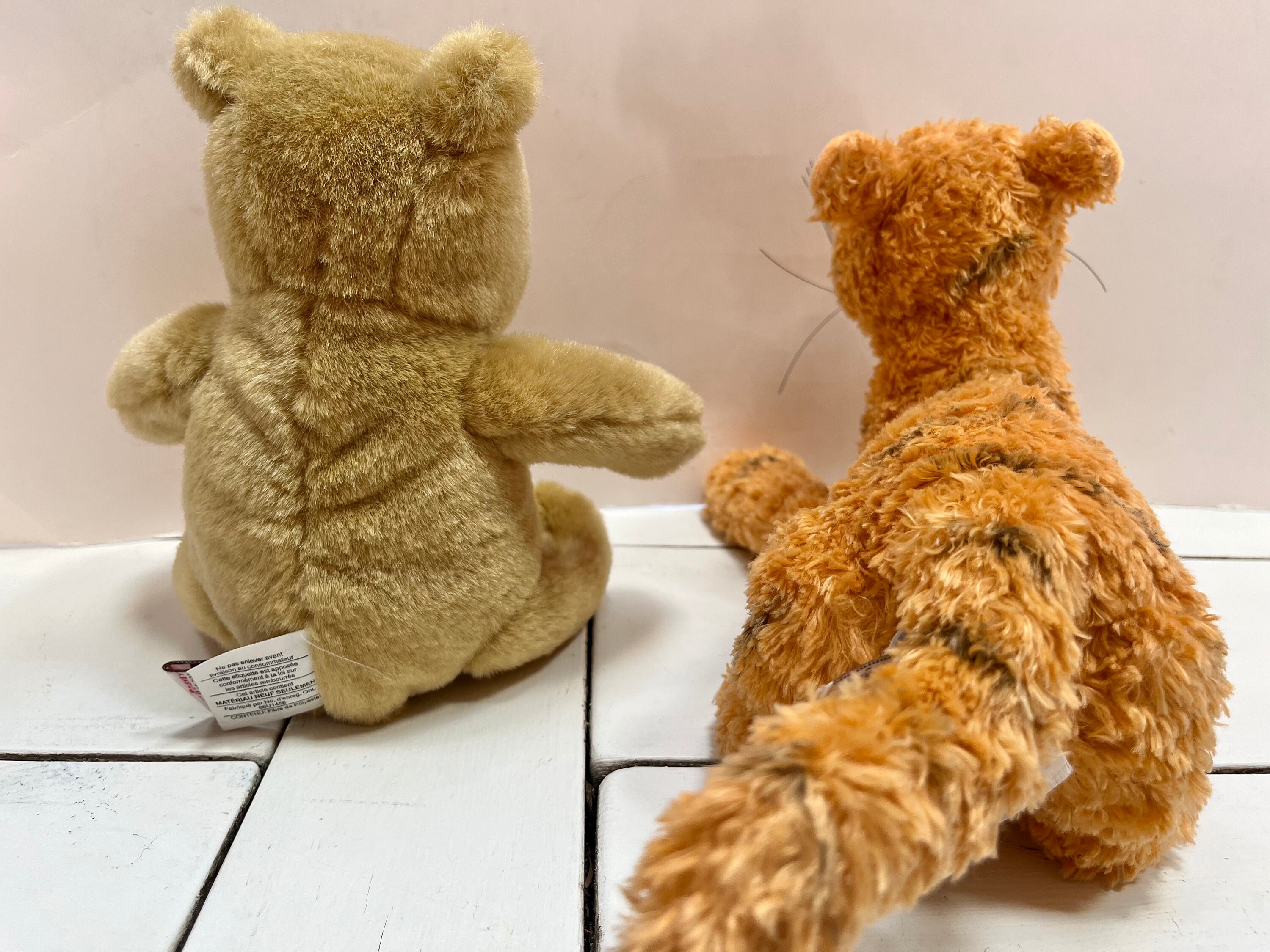 Classic Gund Winnie the Pooh Teddy Bear and Tigger Soft Plush Stuffed ...