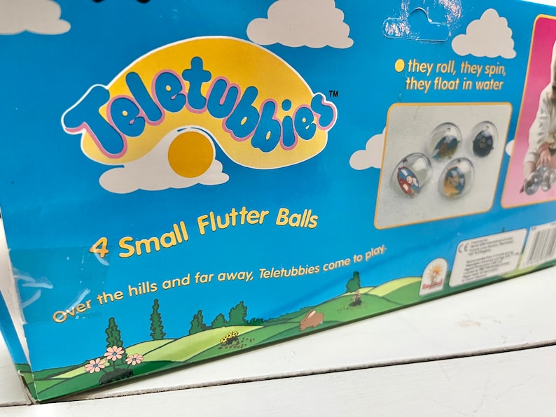 Vintage Teletubbies Flutter Balls - 1996 Toy Set With Original Box - Etsy