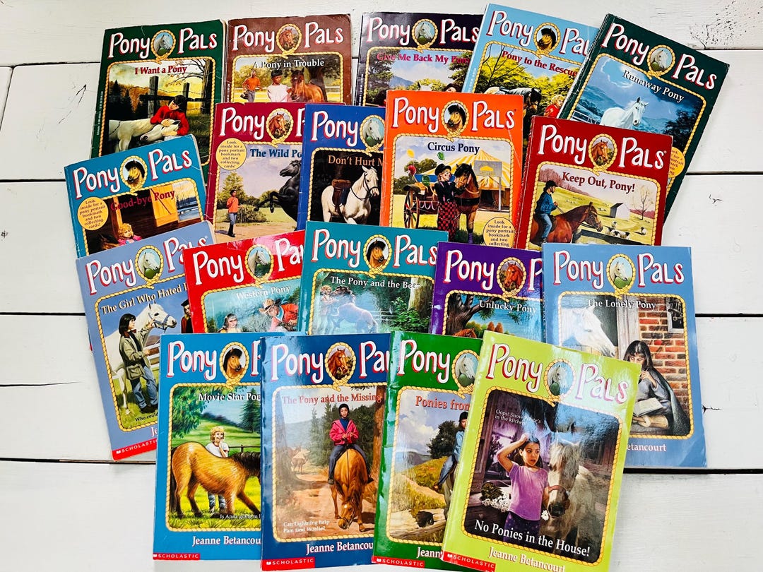 Pony Pals Scholastic Vintage Books Lot of 19 Novel Tween Book Series ...