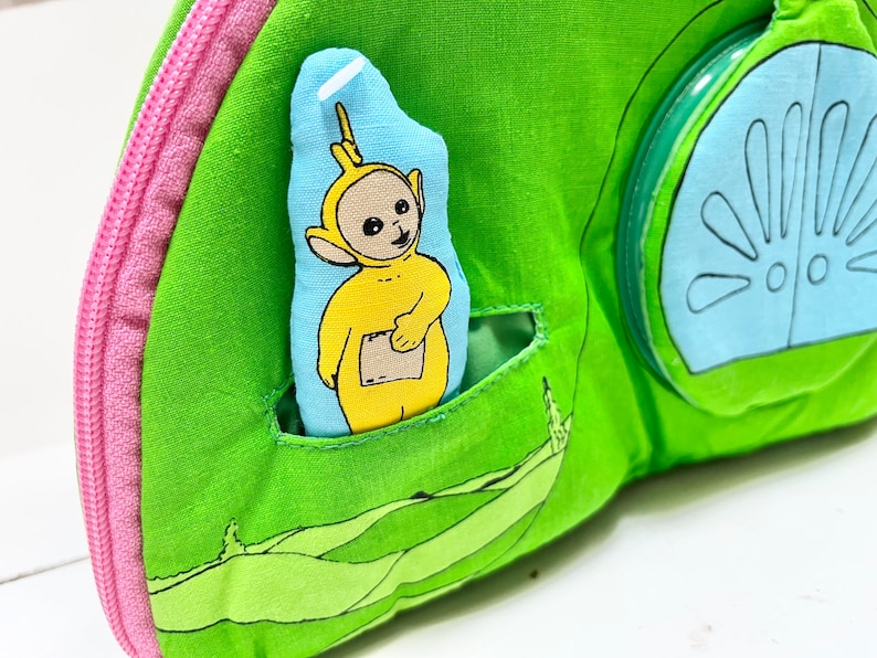 RARE New Teletubbies Home Hill Soft Play Set House Toy Zip up With ...