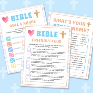 Bible Game Bundle Church Bible Games for Kids, Teens, Adults Christian ...