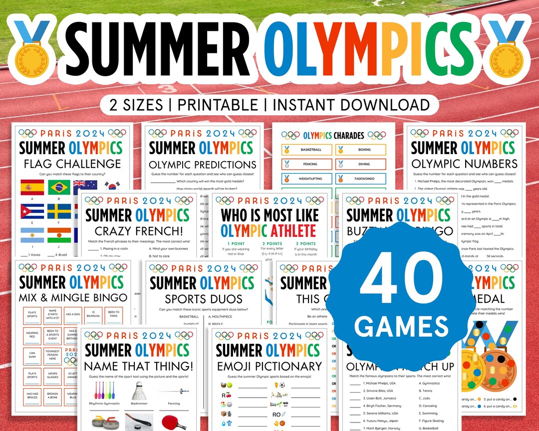 Summer Games Bundle 2024 Paris Olympics Summer Games Olympics Sports ...