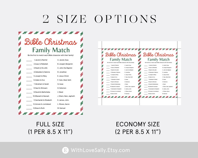 Bible Christmas Who Am I? | Church Christmas Party Game for Kids ...