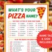 What's Your Pizza Name, Name Tags, Sign Fun Pizza Games for Kids ...