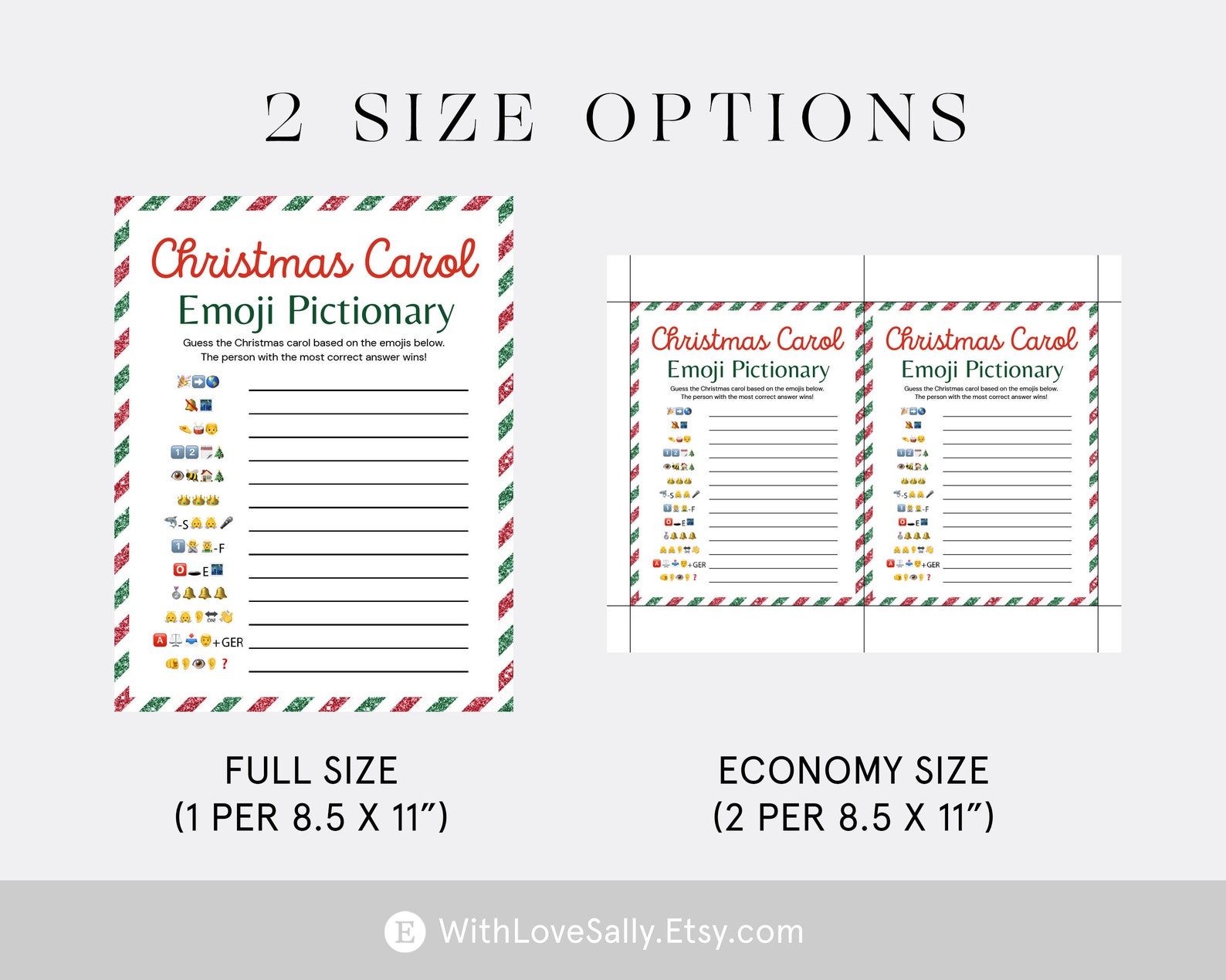 Christmas Carol Emoji Pictionary | Christian Christmas Game for Kids ...