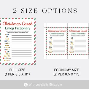 Christmas Carol Emoji Pictionary | Christian Christmas Game for Kids ...