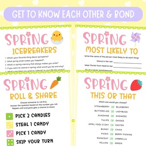 Spring Game Bundle | Fun Spring Party Games for Kids, Adults, Family ...