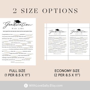 Graduation Libs Graduation Party Games Graduation Mad Libs Class of ...