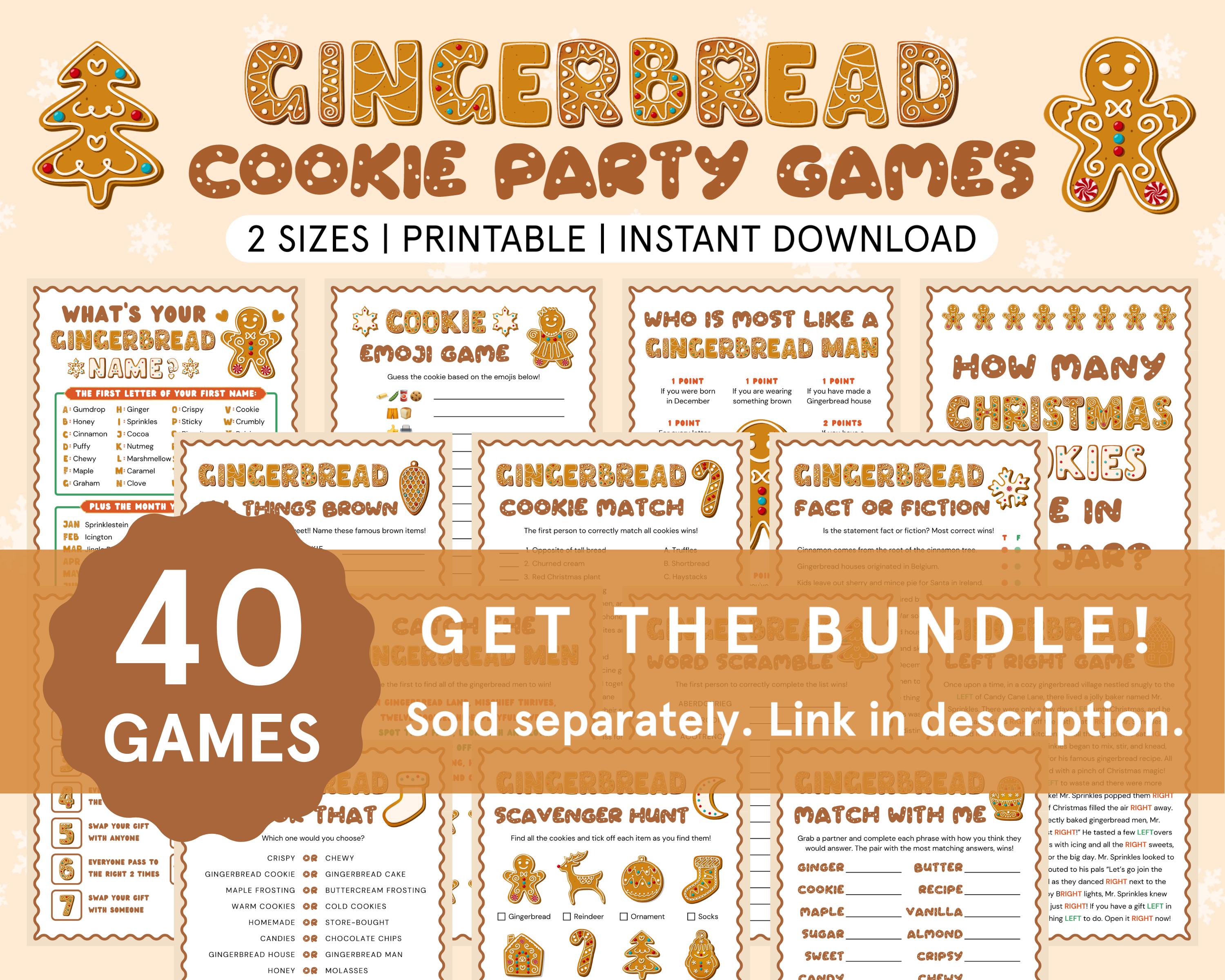 Gingerbread Think Fast | Christmas Quick Think | Fun Gingerbread Cookie ...