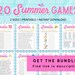 Summer Iconic Food Duos Summer Games Roadtrip Pool Party - Etsy