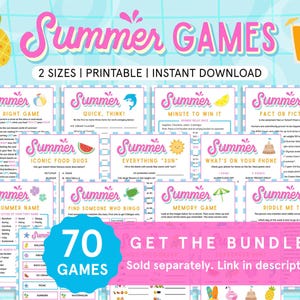 What's Your Summer Name Summer Games for Kids, Family Summer Games ...