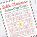 Bible Christmas Fellowship Bingo Church Christmas Find Someone Who ...