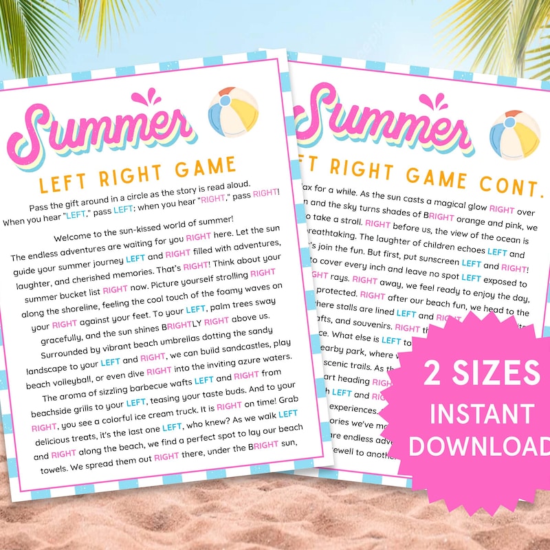 Left Right Printable - Etsy