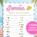 Summer Emoji Pictionary Game Summer Games Beach Games Fun Summer ...