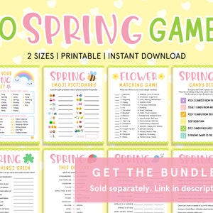 Spring Left Right Game Printable Spring Games Spring Activities for ...