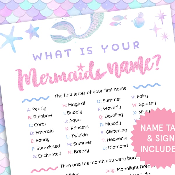 Mermaid Birthday Party - Etsy