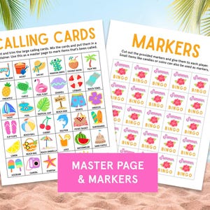 Summer Bingo Summer Activities for Kids Family Summer Games Summer ...