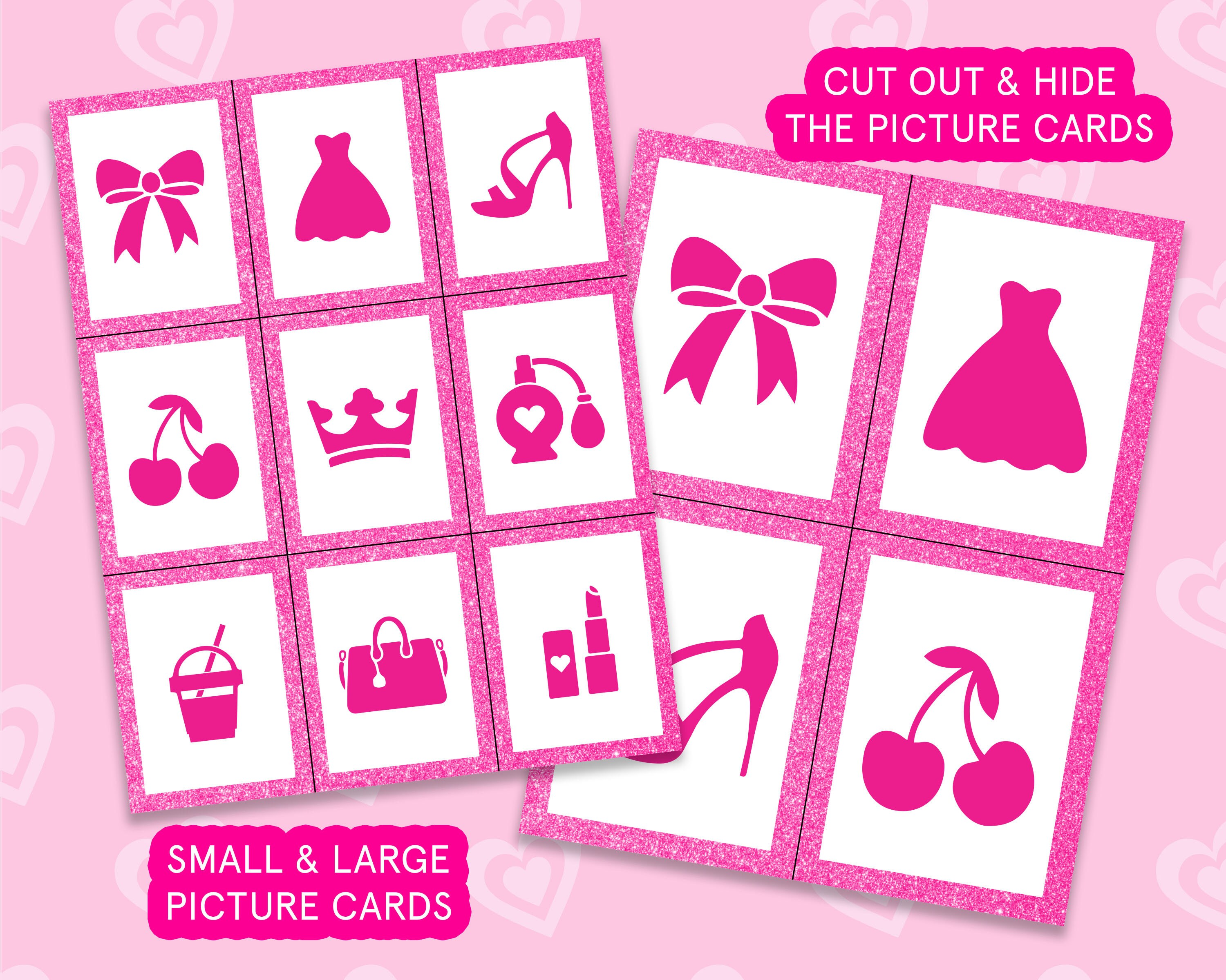 Pink Birthday Scavenger Hunt Princess Party Girl Birthday Party Indoor ...