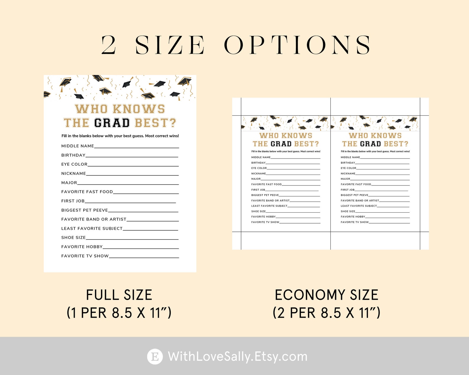 Graduation Who Knows the Grad Best | How Well Do You Know the Graduate ...