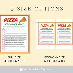 Pizza Party Game Bundle Pizza Games Birthday Party Games for Kids ...