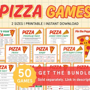 Pizza This or That Game Printable Pizza Party Game for Kids Adults ...