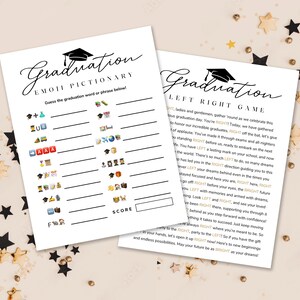 Graduation Party Game Bundle Graduation Party Class of 2024 Graduation ...