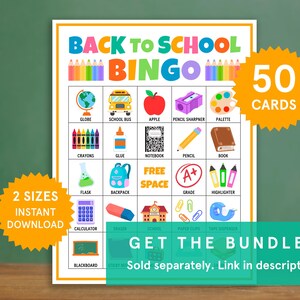 Back to School Classmate Bingo Classroom Games for Kids Get to Know You ...