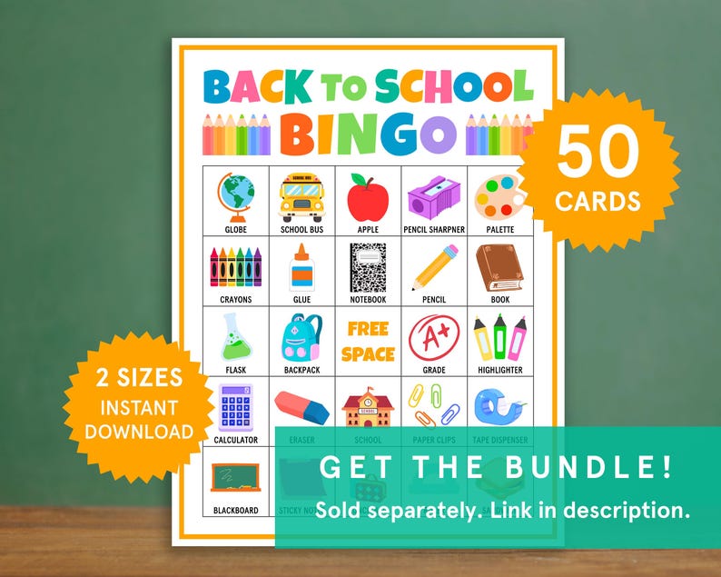 Back to School Classmate Bingo Classroom Games for Kids Get to Know You ...