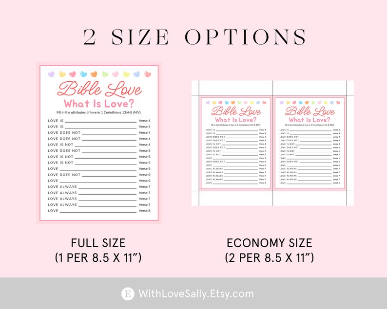 Love Bible Verses Game Bible Love Verses Quiz Printable Bible Games for ...