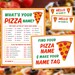 What's Your Pizza Name, Name Tags, Sign Fun Pizza Games for Kids ...
