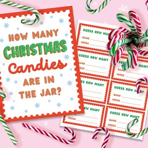 Christmas How Many Candies Are in the Jar | Candy Guessing Game ...