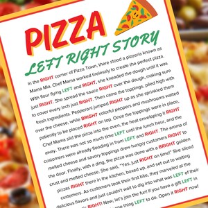 Pizza Think Fast Game Printable Pizza Party Game for Kids Adults ...